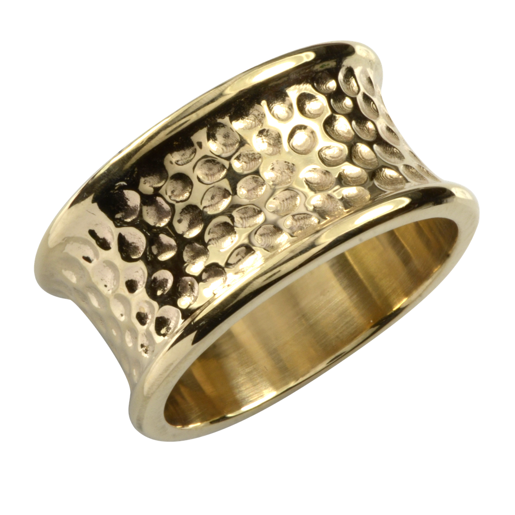 Curved Hammered Ring | Curtis Australia